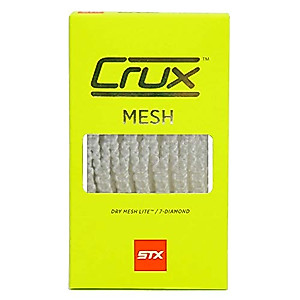 STX Crux Mesh Women's Lacrosse Mesh Stringing Piece White