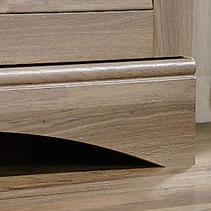 Sauder Harbor View Storage Cabinet, Salt Oak finish