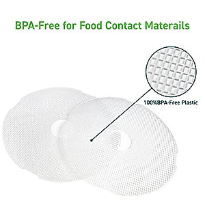 COSORI Food Dehydrator Pioneer Style CFD-N051-W & Food Dehydrator Machine Mesh Screen CFD-MS051-WUS