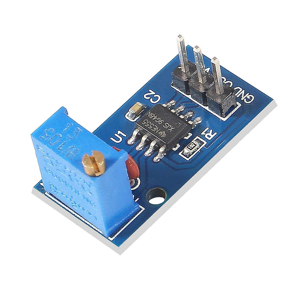 UMLIFE 10pcs NE555 Adjustable Resistance Frequency Single Channel Output for Arduino Smart Car