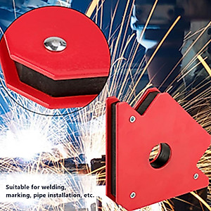 Welding Magnet Centre Hole 75lbs 5in Welder Angle Support Firm Fixing for Marking