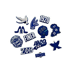 16 PCS ZETA PHI BETA ZPB SO SWEET FINER SHOE CHARMS
