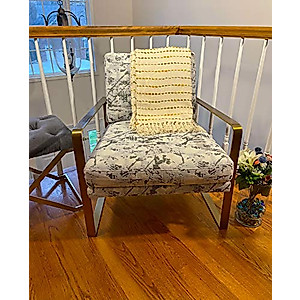 LR Home Soft Luxury Handmade Boho Striped Throw Blanket with Fringe 50" x 60"