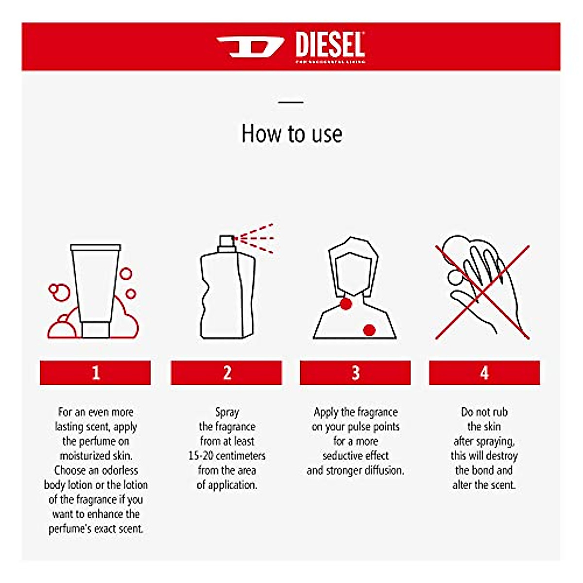 Diesel D Refillable Eau de Toilette Spray for Everyone – Men and Women – Ginger Extract, Denim Cotton Accord, Vanilla Bourbon Extract, Lavender Heart, 1.0 Fl. Oz.