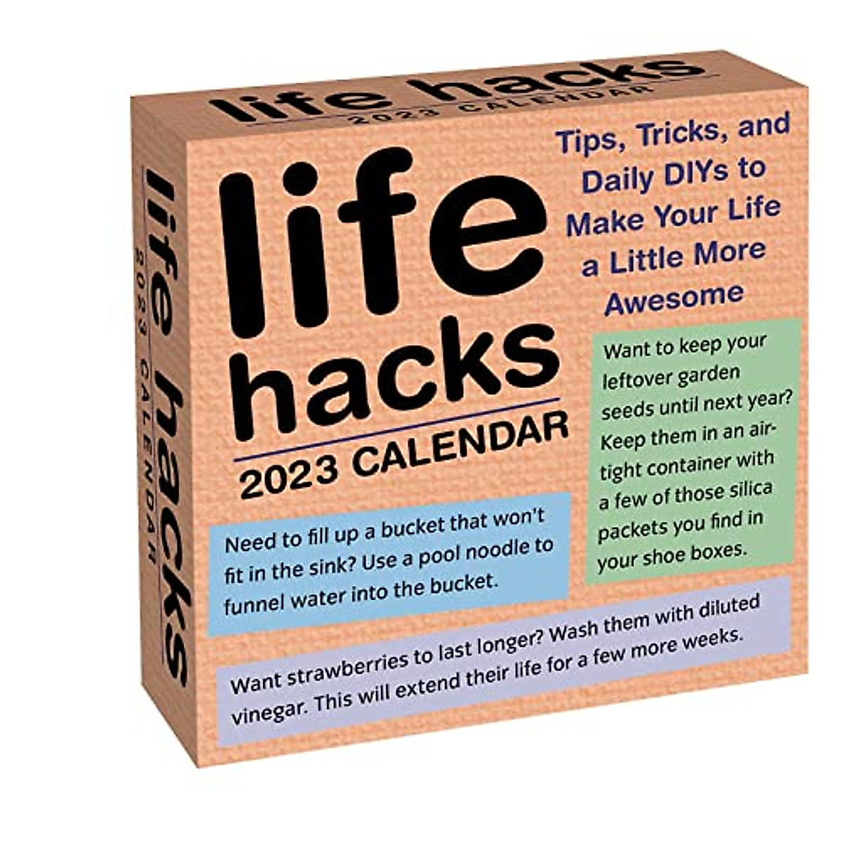 Life Hacks 2023 Day-to-Day Calendar: Tips, Tricks, and Daily DIYs to Make Your Life a Little More Awesome