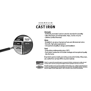 KOHLER Bellwether 60" x 30" alcove bath with integral apron and right-hand drain