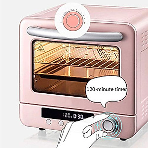 CZDYUF 20L Toaster Oven, Multi-function Stainless Steel Finish with Timer - Toast - Bake - Broil, Natural Convection - 1300 Watts of Power