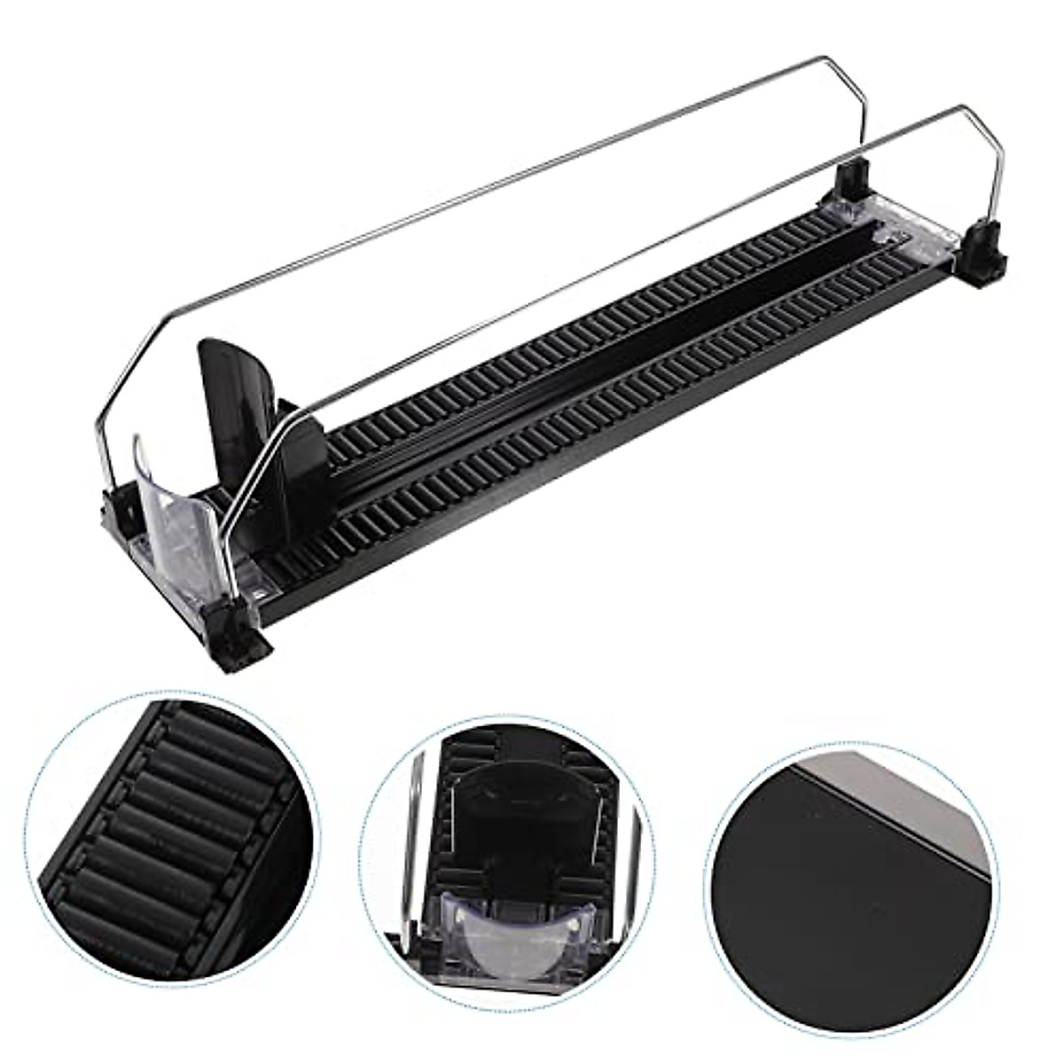 KJHBV Propeller Water Bottle Organizer Drink Dispenser for Can Cooker Glass Terrarium with Lid Small Vending Machine Glass Drinking Bottles with Lids Drink Shelf Replenishment Pusher