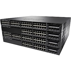 Cisco WS-C3650-48PS-E 48-Port PoE+ 3650 Switch w/ AC Power (Renewed)