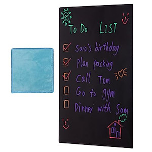 Mr. Pen- Magnetic Black Dry Erase Board for Fridge, 11.6" X 15 ", White Board for Fridge Whiteboard Magnetic Whiteboard for Fridge Whiteboard, Magnetic Chalkboard