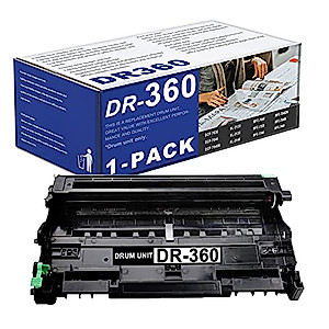 1 Pack DR-360 DR360 Black Drum Unit Replacement for Brother HL-2120 2125 2140 2150 2150N 2170 2170W MFC-7040 7345N 7440 7320 7340 7440N 7840 7840W DCP-7030 7040 7045N Printer(Toner is not Included).