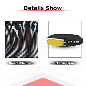 Drafting Chair Tall Office Chair Mesh Ergonomic Mid-Back Desk Chair with Adjustable Foot Ring for Executive Computer Standing Desk, Black