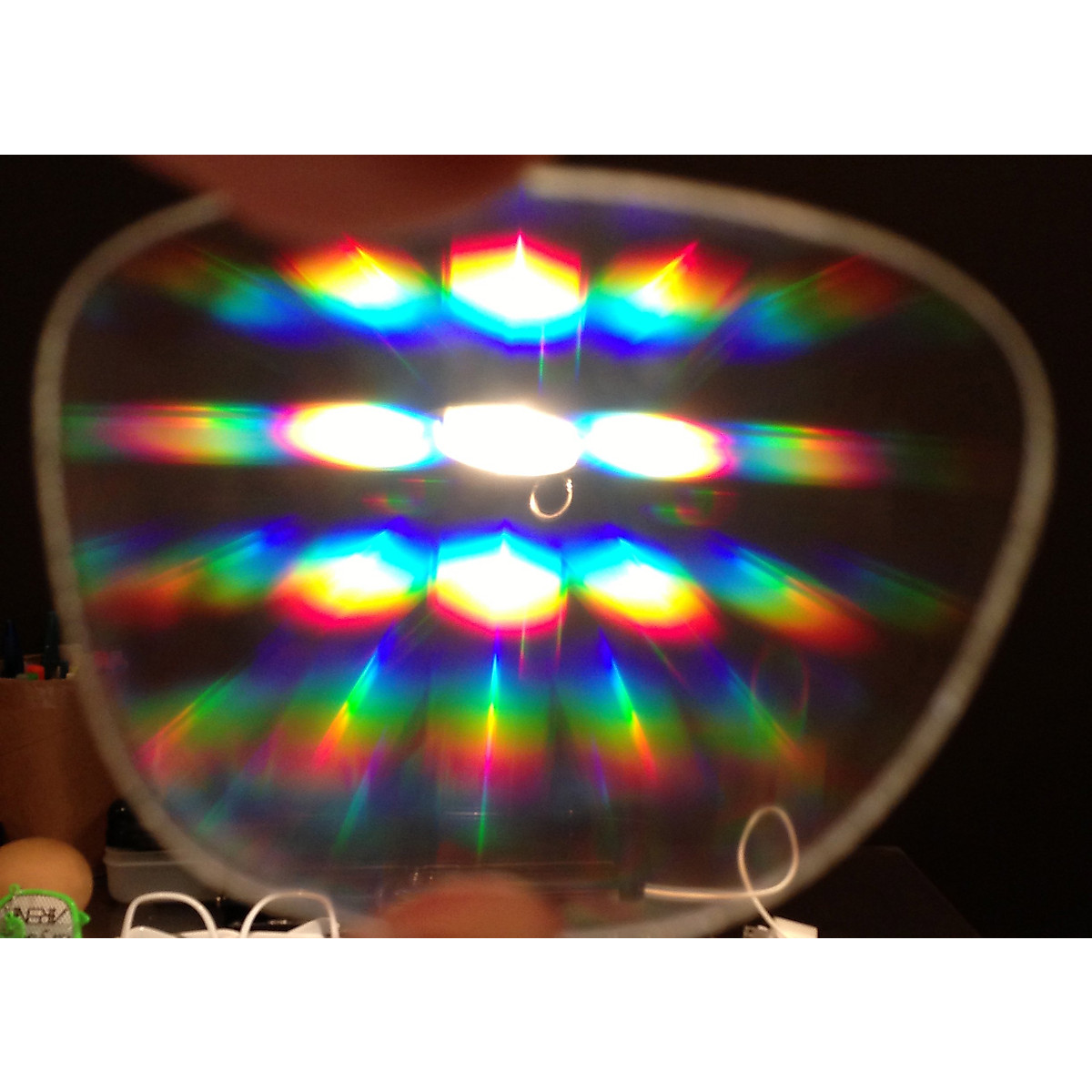 Diffraction Glasses Effect - Rave Accessories - Black