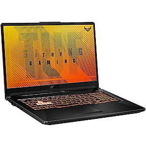 ASUS TUF Gaming A17 Laptop, 2023, 17.3" 1920 x 1080 144 Hz, AMD Ryzen 5 4600H 6-Core, NVIDIA GeForce GTX 1650 4GB, 16GB DDR4, 512GB SSD, Windows 11 Home, RGB Backlit Keyboard, 720p Camera, ‎Black