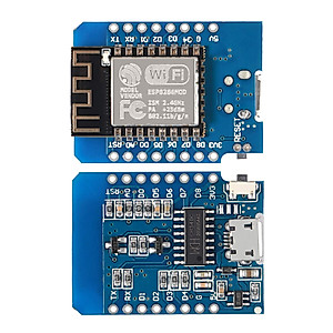 DORHEA ESP8266 ESP-12F NodeMcu D1 Module WeMos Lua 4M Bytes WLAN WiFi Internet Development Board + Relay Shield + 2.54mm 40Pin Single Row Male Pin Header - 3Set