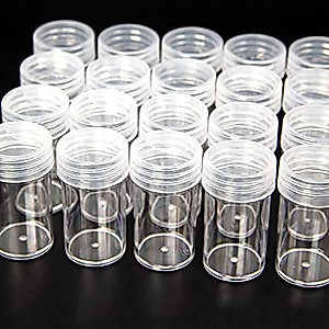 Transparent Diamond Painting Storage - Bulk Bottles, Small Crafts Storage Organizers for Crystal Beads Studs Buttons