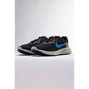 Nike Men's Low-Top Sneakers, Black Laser Blue Cobblestone, 11.5
