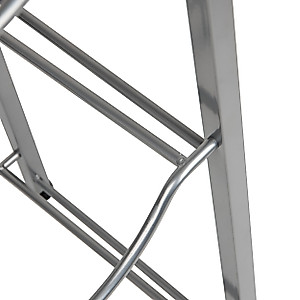 Mind Reader 5 Gallon Water Jug Stand, Water Bottle Holder, Water Cooler Stand, Rack, Metal, 13.5"L x 13.5"W x 28.75"H, Silver