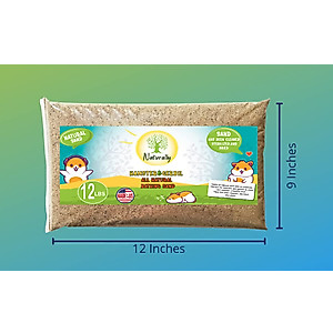 (12lb Bag) Hamster or Gerbil Bathing Sand Litter- All Natural Dry Desert Sand