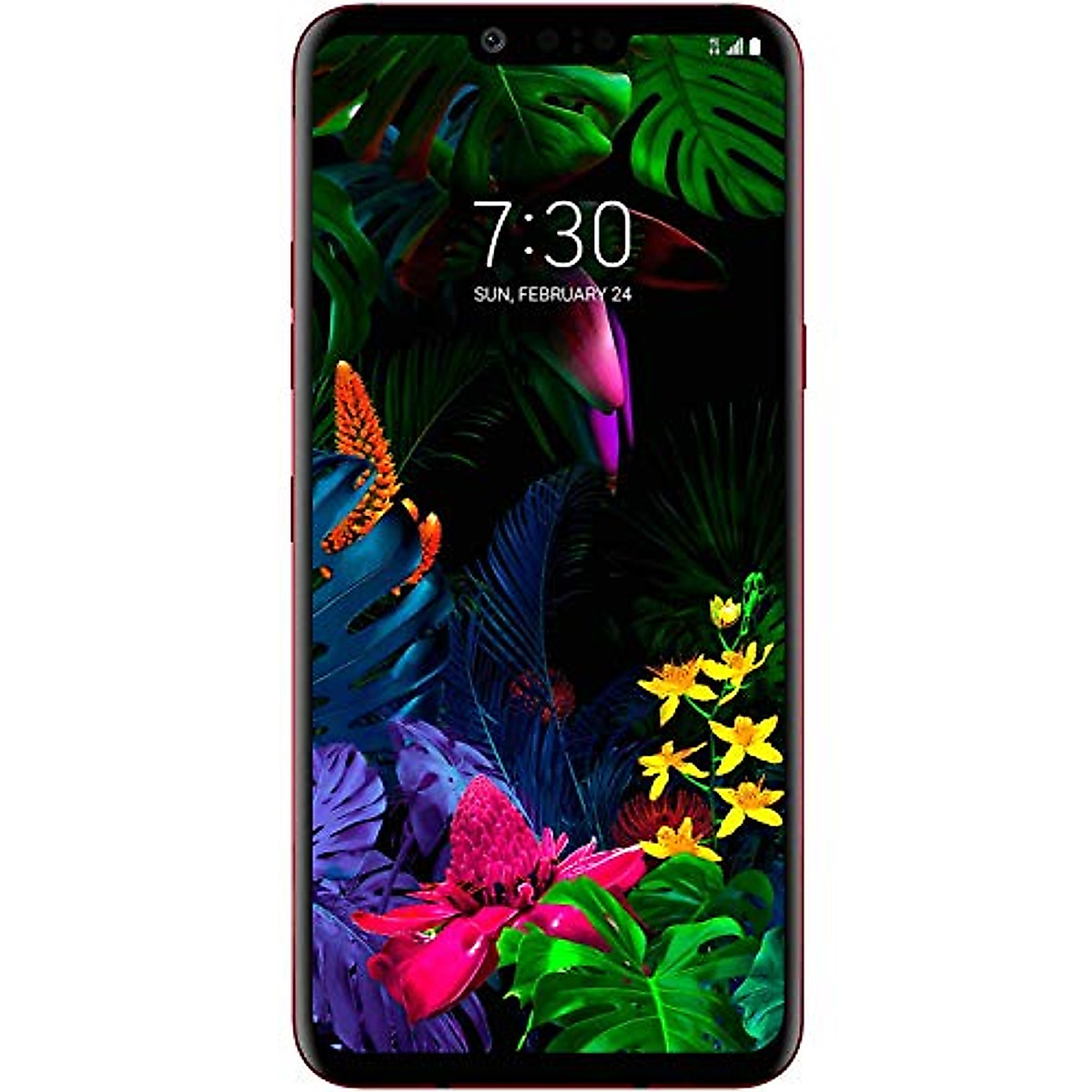 LG G8 ThinQ LMG820TM (128GB, 6GB RAM) 6.1" 4G LTE AT&T, T-Mobile Unlocked - GSM ONLY (Carmine Red) (Renewed)