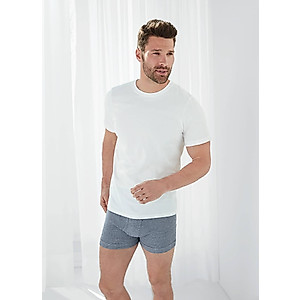 Jockey Men's Undershirt Classic Crew Neck - 3 Pack, White, M