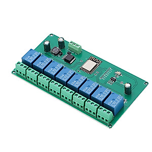 ESP8266 Relay Module 8‑Channel Development Board DC 7‑28V / 5V PCB Relay Module for Smart Home Control