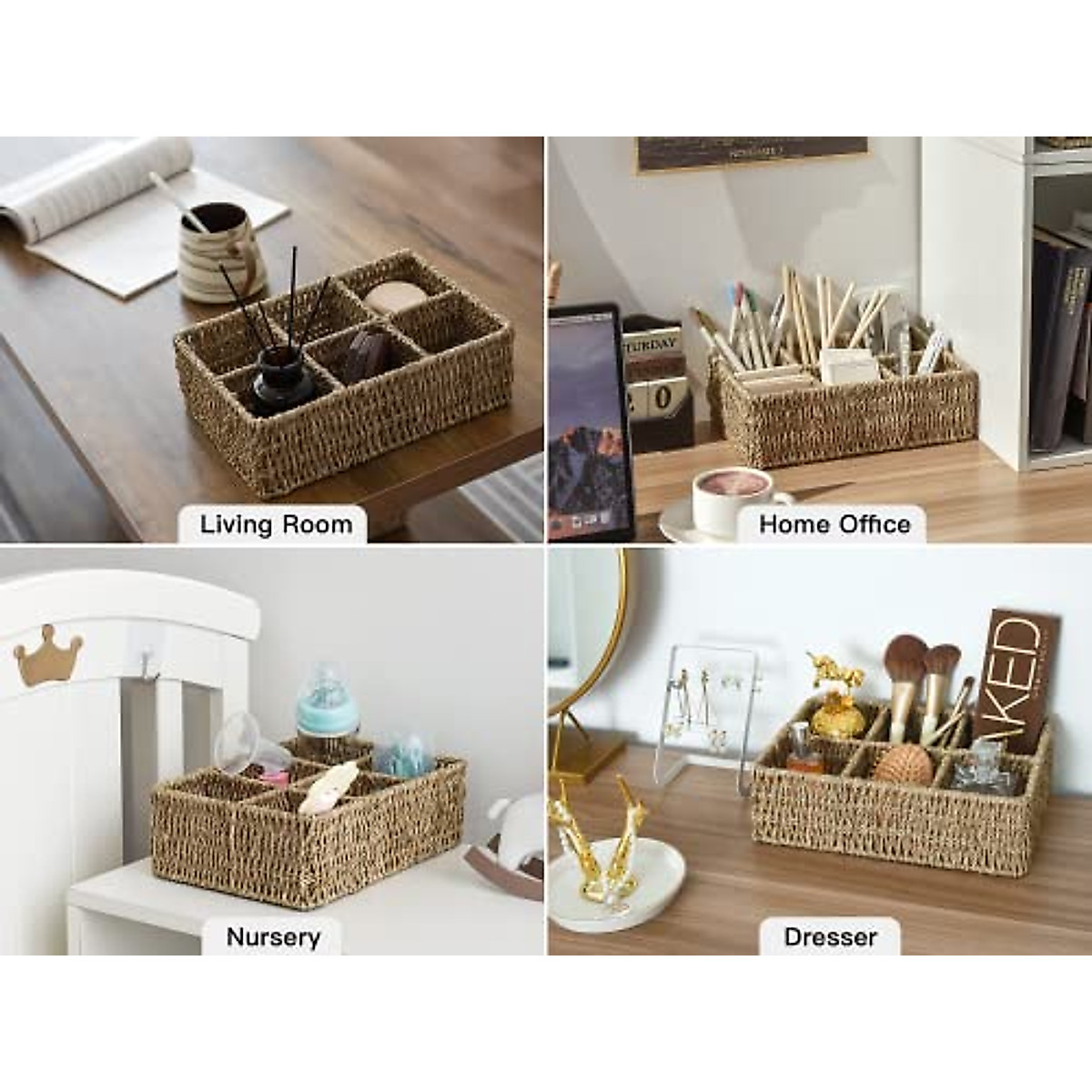 StorageWorks Small Wicker Baskets