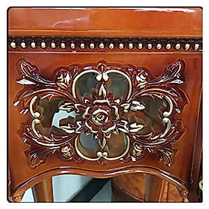 Furniture Wooden Display Stands Wooden Plant Display Stand Flower Stand Living Room Fish Tank Stand Indoor Floor-to-ceiling Balcony Wood Flower Pot Stand Teapot Vase Bonsai Base ( Size : Large )