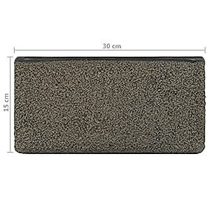 Sink 11.8"x11.8"x5.9" Riverstone Black,River Stone Sink Handmade Naturally-derived Stone Basin for Bathroom or Washroom Bathroom Fixtures, Bathroom Sinks