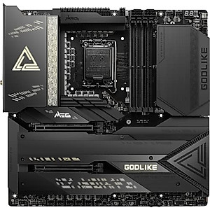 MSI MEG Z790 GODLIKE Gaming Motherboard (Supports 12th/13th/ 14th Gen Intel Processors, LGA 1700, DDR5, PCIe 5.0, M.2, 10Gbps LAN, USB 3.2 Gen2, Wi-Fi 6E, Bluetooth 5.3, Thunderbolt, E-ATX)