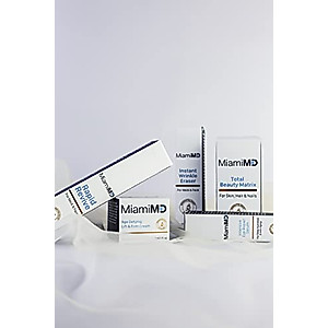 MiamiMD Instant Wrinkle Eraser Neck & Face Cream For Fine Lines, Wrinkles, and Crow’s Feet - Anti-Aging Serum For All Skin Types - Paraben Free, Fragrance Free, Cruelty Free - 15ml