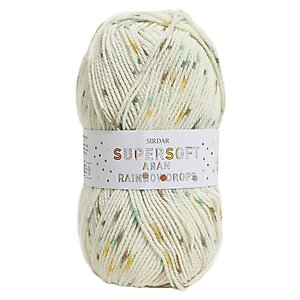 Sirdar Supersoft Aran Rainbow Drops - 100g After Eight (854)