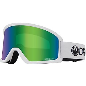 Dragon DX3 OTG Snow Sport Goggle - White Frame | Lumalens Green Ion Lens