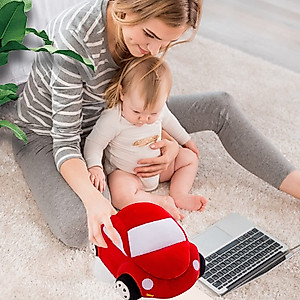 CHELEI2019 12.6" Car Stuffed Animal,Soft Red Stuffed Car Plush Pillow Toy,Gifts for Boys,Kids