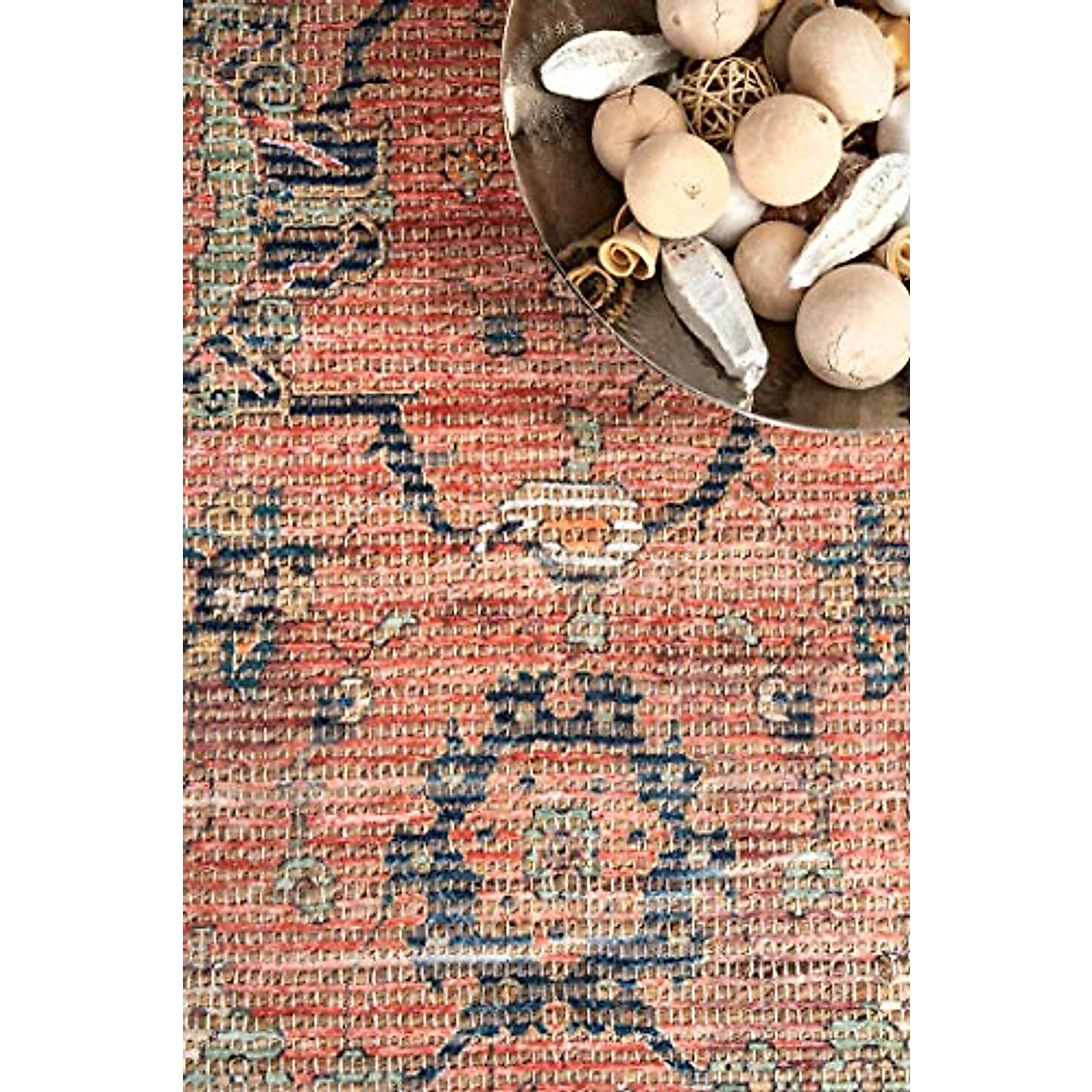 nuLOOM Sonja Flatweave Jute Area Rug, 3' x 5', Multi