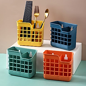 PAREKS Spoons Silverware 3pcs Cutlery Caddy Organizer Plastic Cutlery Storage Caddy Bin Basket Organizer Forks Utensils Holder Utensil Cutlery Flatware Holder Chapstick Holder/1233