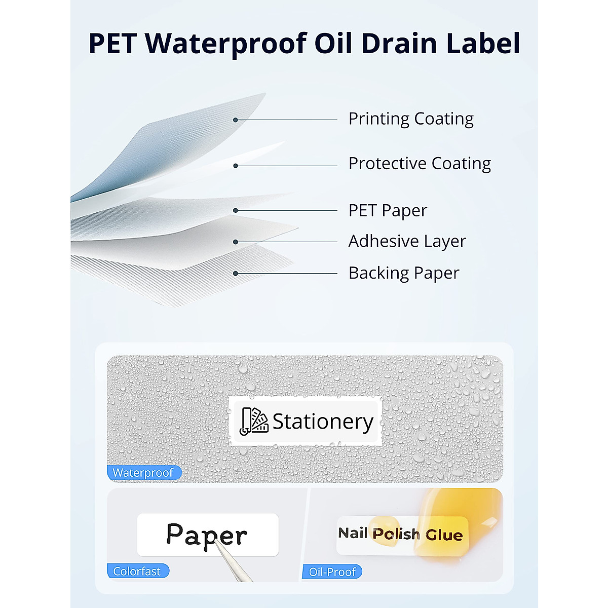 Label Maker Machine with Tape, Osoeri Bluetooth Label Printer, Portable Thermal Handheld Sticker Mini Label Inkless Multiple Templates, USB Rechargeable for Home Kitchen Office Organization