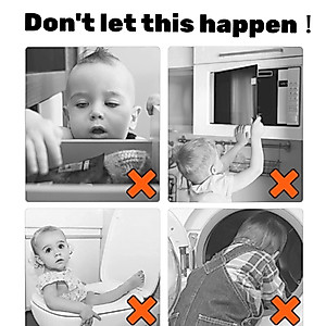 Closet Drawer Locks for Baby (2 Pack) and Child Safety Cabinet Locks with Upgraded Double Security Design for Cabinet Oven Closet Fridge Cupboards