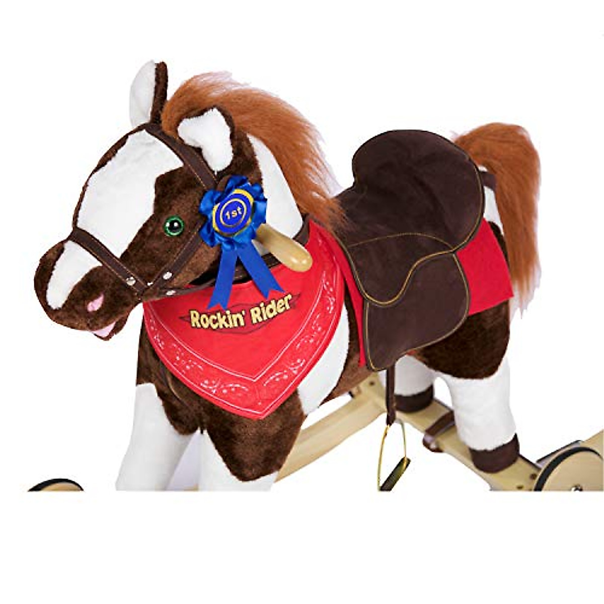 Rockin' Rider Admiral 2-in-1 Horse Brown Large