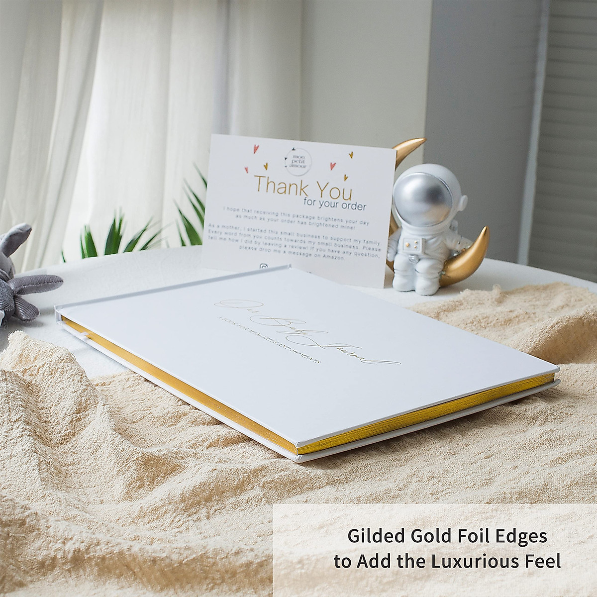 Mon Petit Amour Baby Memory Book From Pregnancy to First 5 Years Minimalist Gender Neutral Scrapbook Album Baby Girl or Boy Baby Record Books MJP0001 0