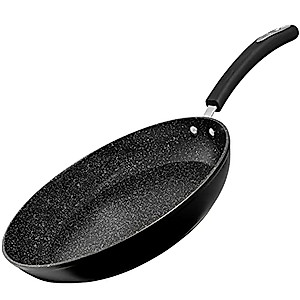 Millvado Nonstick Frying Pan, 11" Large Skillet With Heavy Duty Non Stick Coating, Silicone Easy Grip Handle, Induction Compatible Frying Pans