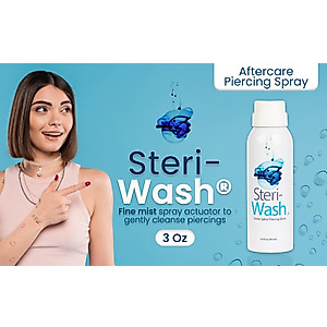 STERI - WASH Aftercare Piercing Spray 8 Oz