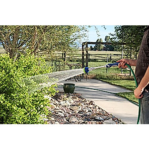 Do it Best 16 inch Lawn and Garden Hose Nozzle Sprayer Wand with 7 Adjustable Spray Patterns, One Touch Shutoff Valve, and Easy Adjustable Head