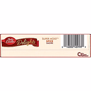 Betty Crocker Super Moist Spice Cake Mix, 15.25 oz