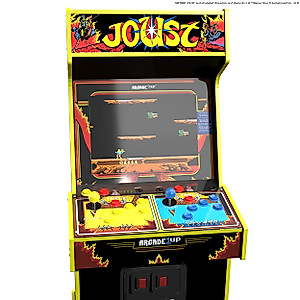 ARCADE1UP Joust 14-in-1 Midway Legacy Edition Arcade with Licensed Riser and Light-Up Marquee - WiFi