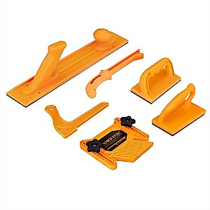 POWERTEC 71718 Safety Kit with Deluxe Featherboard for Use On Table Saws, Router Tables, Jointers and Band Saws