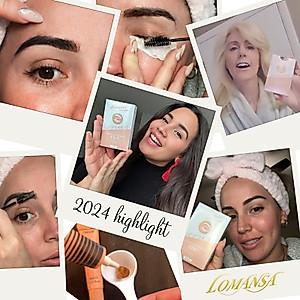 Lomansa Lash Color Kit - Professional Eyelash and Brow Color with Natural Black Effects, Safe & Easy to Use 8ml