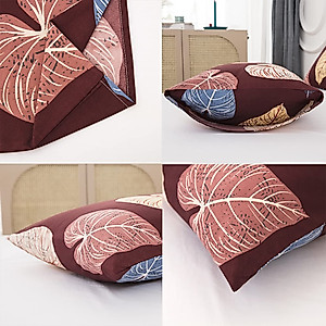 Fully-Encased Waterproof Mattress Cover Protector Twin Mattress Cover Machine Washable Breathable Mattress Cover,Fitted Bed Cover 12" Deep Easy Care (Burgundy,80x200x30cm)