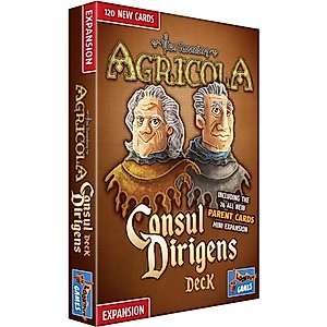 Agricola (Revised Edition) Consul Dirigens Deck Expansion | Farming Strategy Game | Advanced Board Game | Ages 12+ | 1-4 Players | Avg. Playtime 90 Mins | Made by Lookout Games, Multicolor (LK0142)