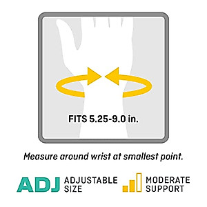 FUTURO Night Wrist Support, Helps Provide Nighttime Relief of Carpel Tunnel Symptoms, Breathable, One Size